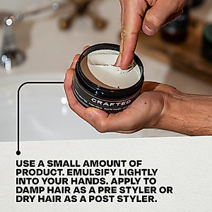 THESALONGUY CRAFTED Sea Salt Paste | Firm Hold/Low Shine | Add Volume, Texture, & Definition | Hand Crafted for all Hair Types | Lightweight [Dry Paste] Styler | 4oz Made in the USA