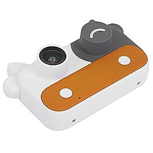 Worii 400Mah Battery Strong Endurance Capacity Mini Children Camera 9 Kinds Special Effects Cow Children Camera Fun Camera Specially Designed for Children Good Gifts(Brown)