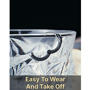 COPPERTIST.WU Ouroboros Earrings Small Huggie Hoop Earrings 925 Sterling Silver Earrings Hypoallergenic for Men Women