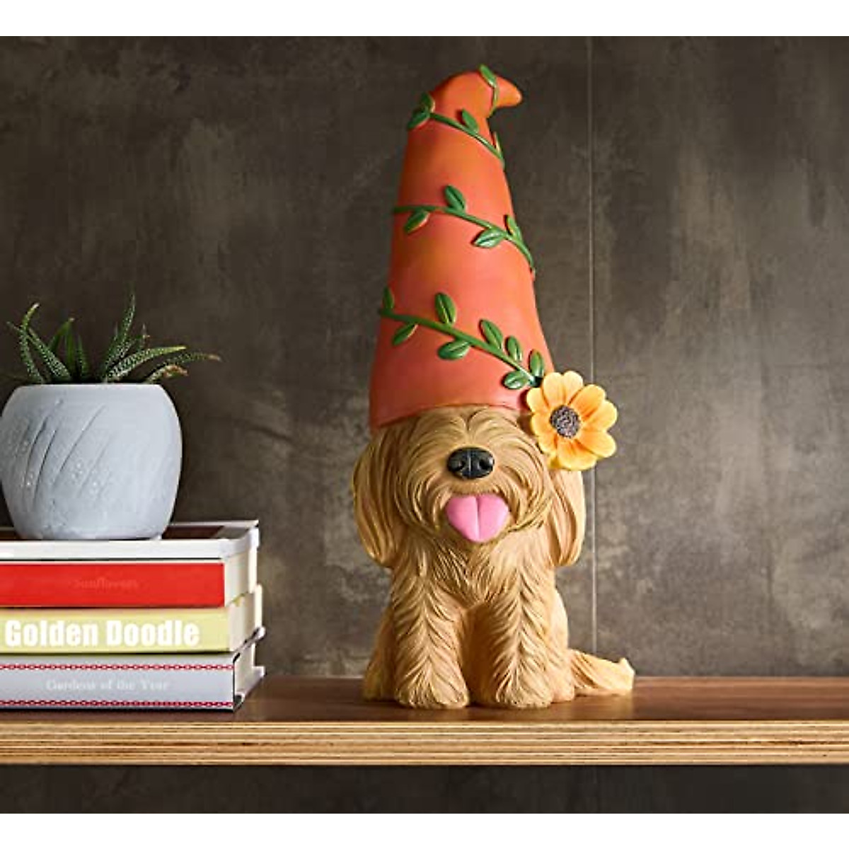 Original Doodle Gnome - Garden Gnomes Outdoor Dog Statue, Garden Décor, Cute Garden Sculptures & Statues