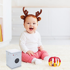 Washing Machine Shape Candy Storage Box Food Storage Containers with Lid Multigrain Storage Tin Canister Bin Sundries Holder Decor