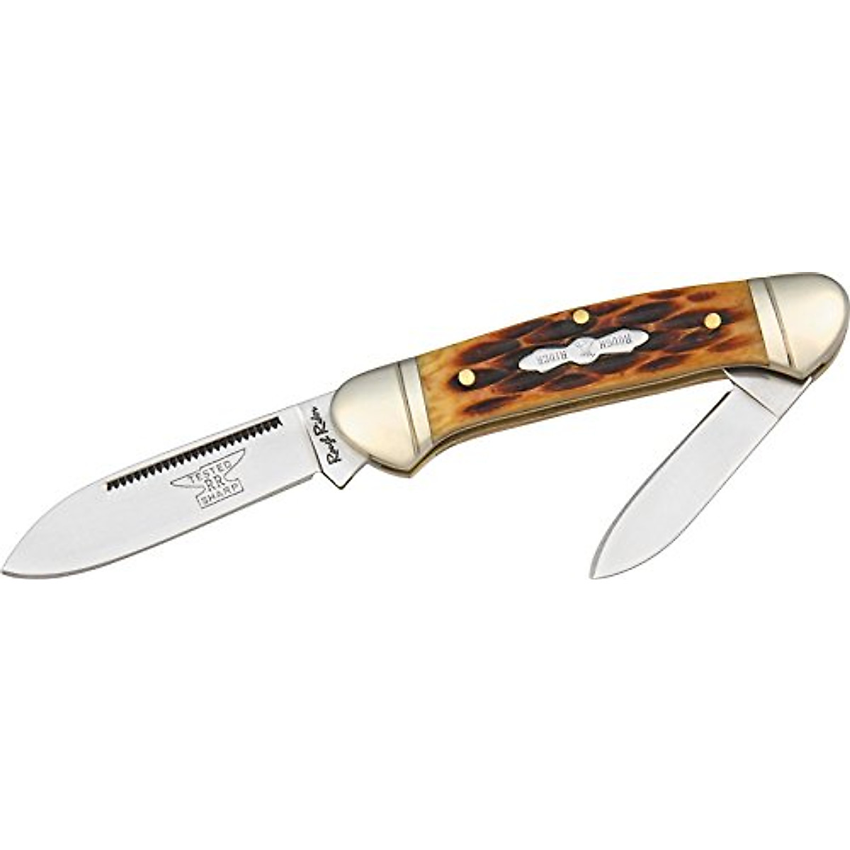 Rough Ryder Mini Canoe Amber Jigged