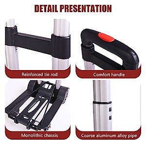 Shopping Trolley, Foldable Shopping Cart with Wheels 77 lbls Heavy Loading Shopping Trolley Smooth Rolling Grocery Cart with Removable Bag for Products, Groceries, Grocery Cart On Wheels