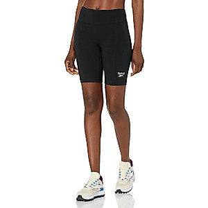 Reebok Women's Standard Bike Shorts, Black, Small