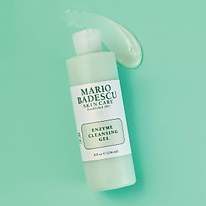 Mario Badescu Enzyme Cleansing Gel for All Skin Types| Oil-Free Face Wash with Grapefruit & Papaya Extract | Remove Excess Oil & Surface Impurities 16 Fl Oz
