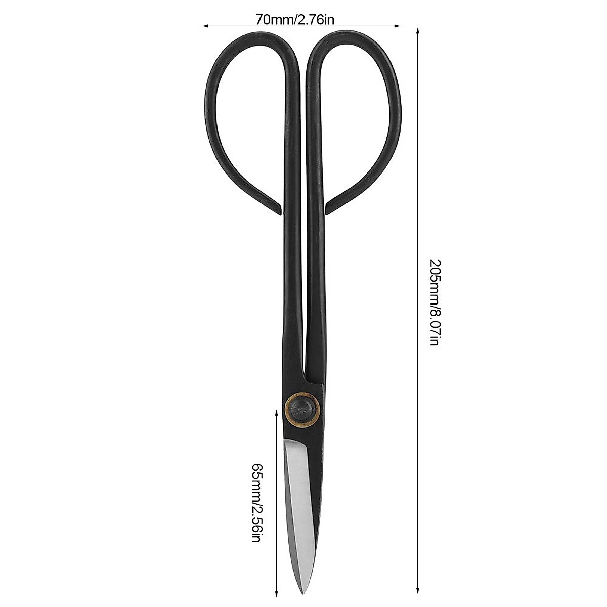 HERCHR Bonsai Scissors, Bonsai Shear Pruning Shears Japanese Bonsai Garden Tool, 205mm