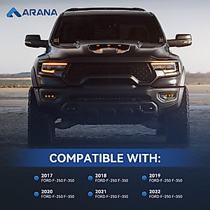 ARANA Tailgate Assist for Ford F250 F350 F450 2017-2024, Slow Drop Tailgate Assist Shock Damper Accessories for F250 F350 F450 Super Duty XL XLT LARIAT King Ranch Platinum Limited