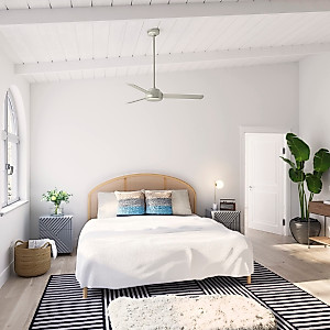 Hunter Fan Company 50812 Presto Ceiling Fan, 52, Matte Nickel