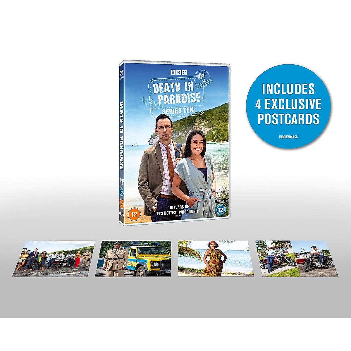 Death In Paradise - Series 10 (Includes 4 Exclusive Postcards) [DVD] [2021]