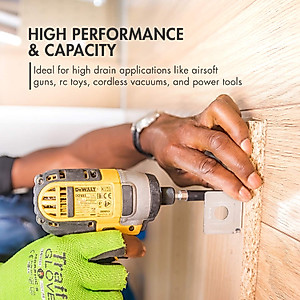 Tenergy Propel Sub C 5000mAh NiMH Flat Top Rechargeable Battery