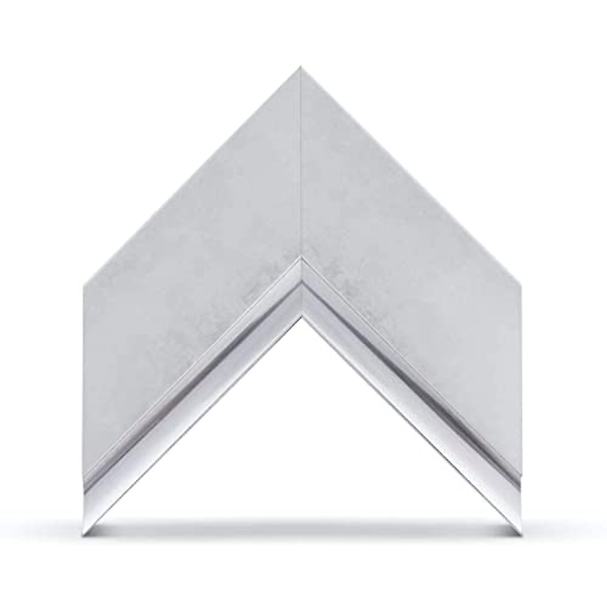 Deco TV Frames - Contemporary Silver Smart Frame Compatible ONLY with Samsung The Frame TV (32", Fits 2021-2023 Frame TV)