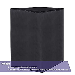 PASONIKA Coffee Maker Cover, Dustproof Appliances Cover, Black