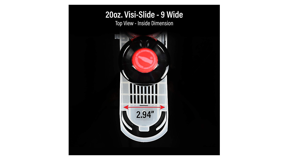Display Technologies Visi-Slide 20oz Dispenser | Durable & Customizable