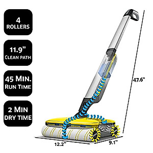 Kärcher - FC 7 Electric Mop & Sanitize Hard Floor Cleaner - Perfect for Laminate, Wood, Tile, LVT, Vinyl & Stone Flooring - Cordless