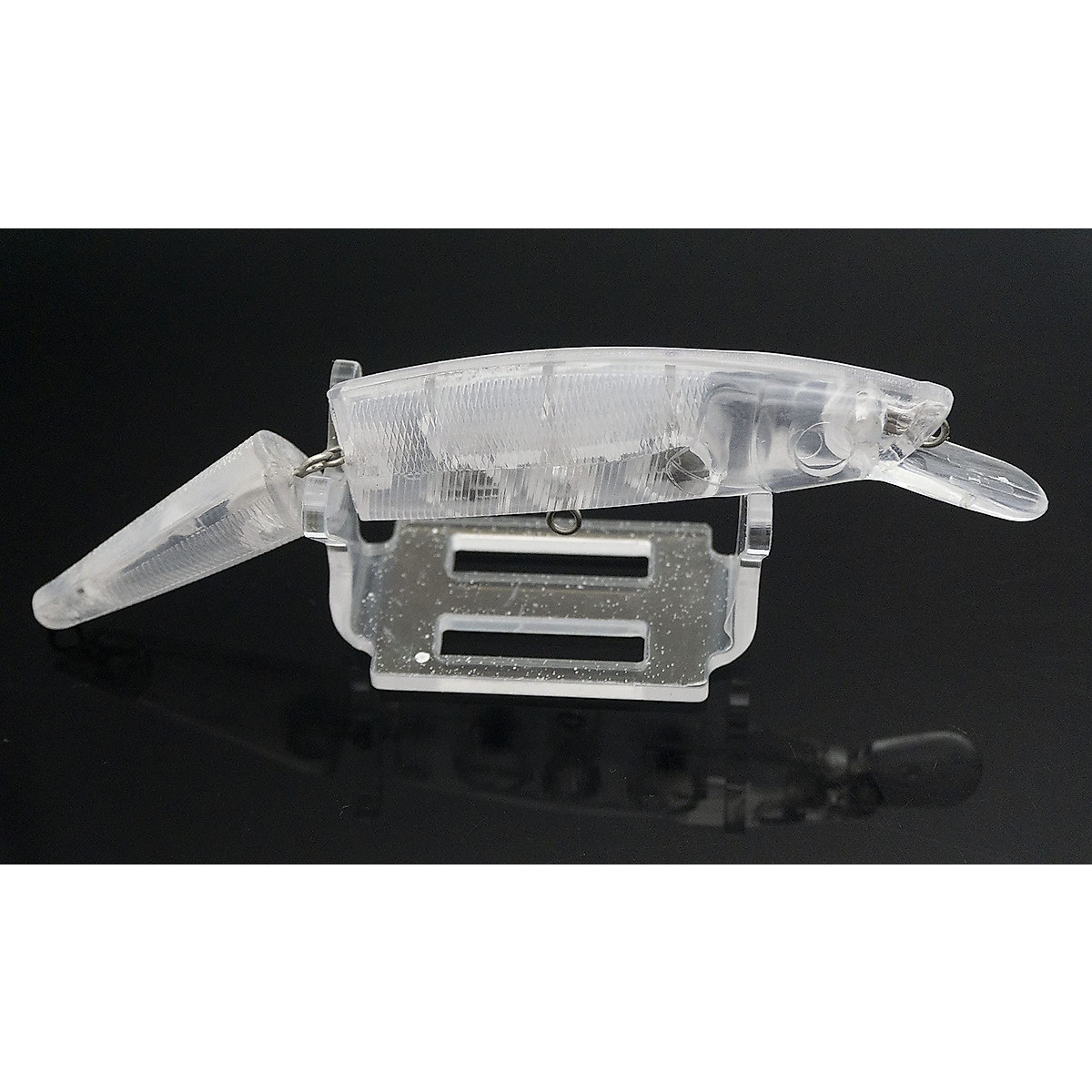 HTHYLURE 10PCS Unpainted Lure Blanks 18.4g 14cm with 7mm Free Fishing Eye Crankbait Baits Simulation Blank Body Clear Hard Baits Trout Salmon Minnow Lure Popper Lures Topwater Freshwater 7mm 218