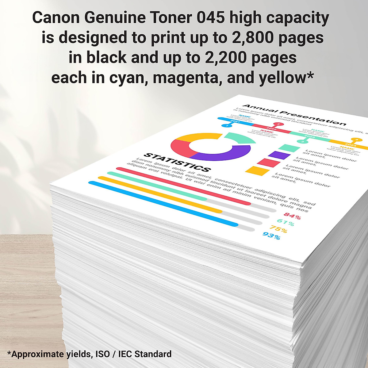 Canon Genuine Toner, Cartridge 045 Black, High Capacity (1246C001), 1 Pack, for Canon Color imageCLASS MF634Cdw, MF632Cdw, LBP612Cdw Laser Printer,High Yield Black