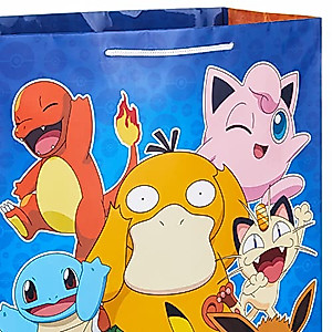 Hallmark Pokémon Gift Bag Bundle (9" Medium PokéBall and 15" Extra Large Pikachu) for Kids, Birthdays, Christmas, Valentine's Day, Halloween