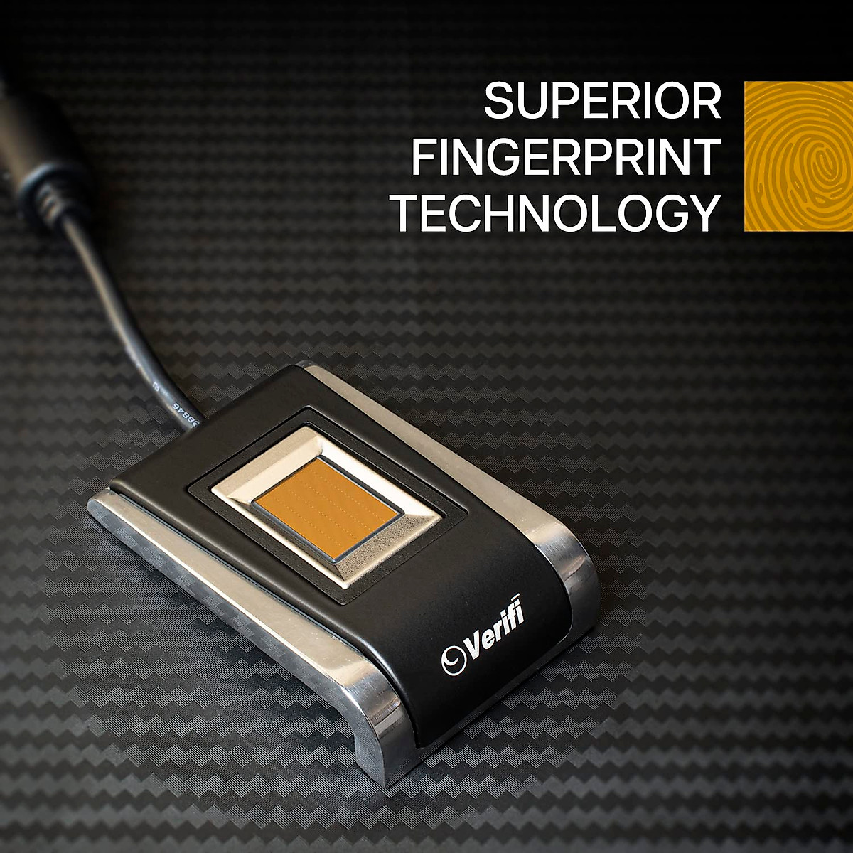 Verifi P5100 Desktop USB Premium Fingerprint Reader - Windows Hello, Windows Password Free Operation