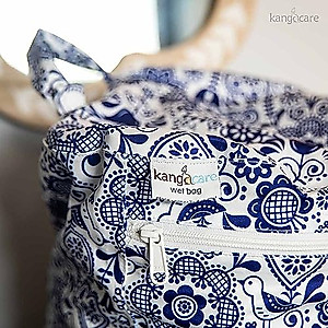 Kanga Care Wet Bag Seam Sealed Waterproof 3D Dimensional for Baby Cloth Diapers, Travel, Beach, Pool, Gym, Swim | Elskede
