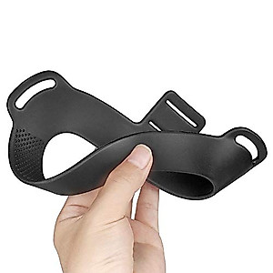 Zaracle Flexible Soft TPU Head Pad for Oculus Quest 2,Comfortable Head Strap Pad Head Cushion Reduce Head Pressure (Black)