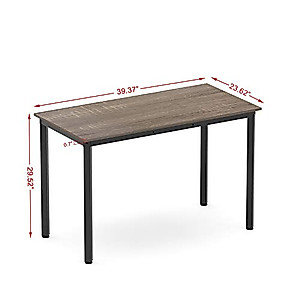 WeeHom 39" Dining Table, Kitchen Table Small Desk for Dining Room, Living Room, Home Office