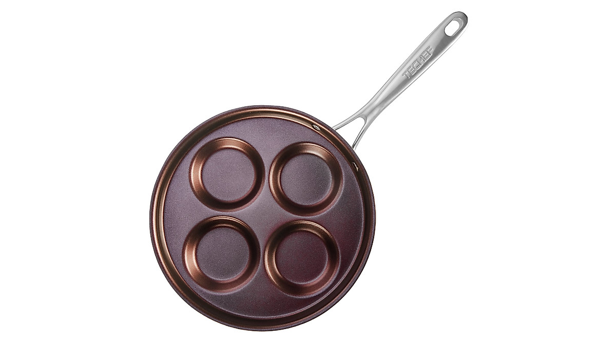 TECHEF Eggcelente Pan - 4-Cup Nonstick Multi Egg Pan, Oven & Dishwasher ...