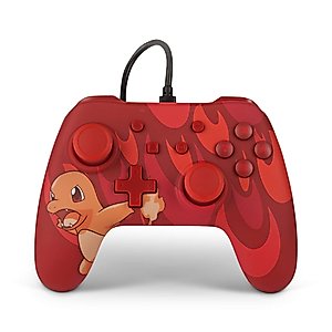 PowerA Wired Controller for Nintendo Switch - Pokémon: Charmander Blaze, Gamepad, Game controller, Wired controller, Officially licensed