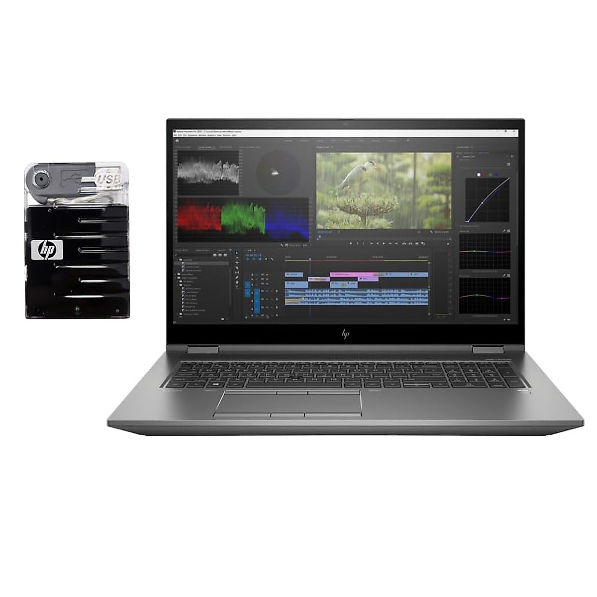HP ZBook Fury Notebook Laptop 17.3" Display Intel Core i9-11950H 2TB NVME SSD 64GB(2x32GB) DDR4 3200Mhz RAM nVIDIA RTX A3000 WiFi Bluetooth Mini USB HUB