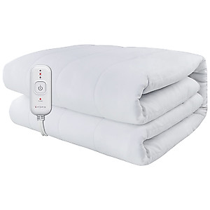 Comfytemp Heated Mattress Pad Mini Twin Size 31"x55", Single Controller Quilted Electric Mattress Pads with 7-Layer Comfort Structure, 3 Heat Settings & 10 Hours Auto Shut Off, Machine Washable