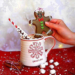 Gingerbread Man Cookie Cutter Set (Gingerbread Man 3 Piece), Premium Food-Grade Stainless Steel, Dishwasher Safe