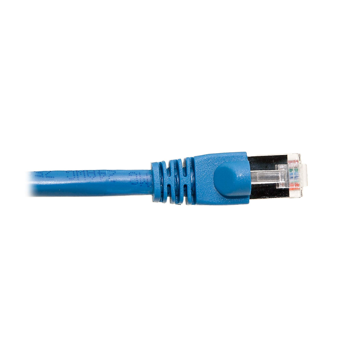 CableWholesale 50 Foot Shielded Cat6 Blue Ethernet Patch Cable, Snagless/Boot 24AWG, RJ45 Gold Plate Connector, 4 Pair Stranded Copper Shielded Twisted Pair (STP) Internet Network Patch Cable