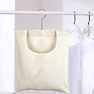 Clothes Pins Bag Holder Oxford Cloth Bag with Steel Hook ，Suitable for Home, Balcony, Travel Portable and So On(Bag)