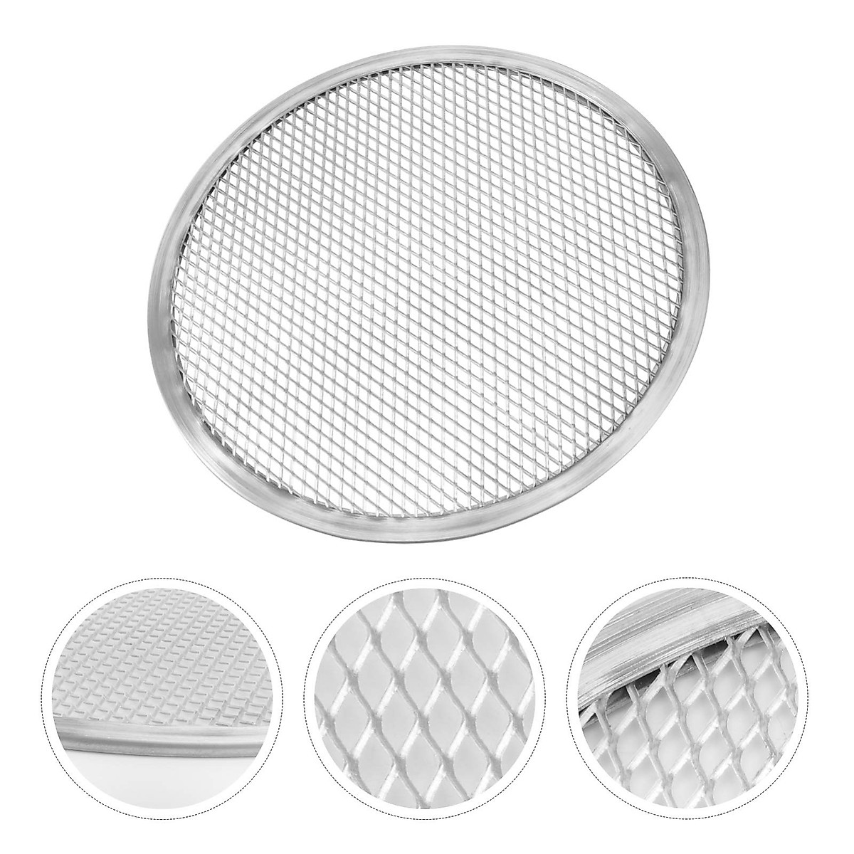 DOITOOL Nonstick Pizza Pan 20 Inch Round Bakeware Perforated Pizza Fries Bread Cookies Baking Pan for Home Kitchen Oven