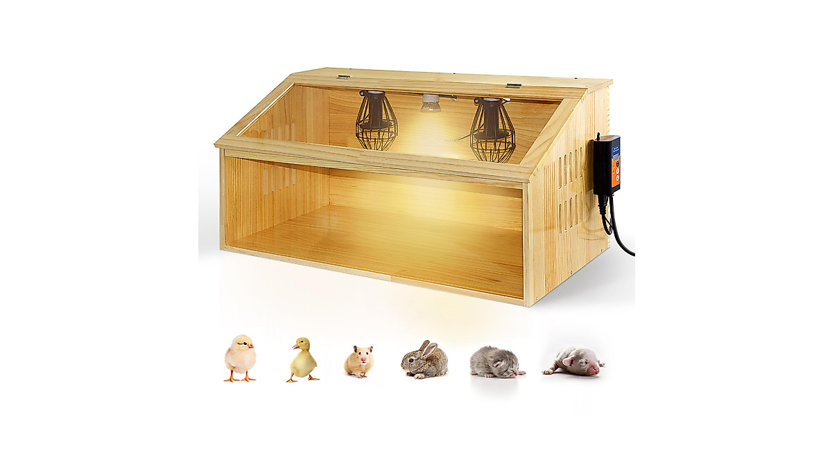 EVERYGROW Intelligent Brooder Box for Chick & Small Animals - Warm & Safe