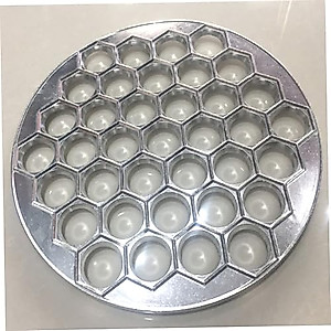 TOPofly Dumpling Maker, Ravioli Maker 9.84inch 37 Holes Aluminium Alloy Reusable Washable Dumpling Maker Home Kitchen Restaurant Ravioli Dumpling Mould, Ravioli