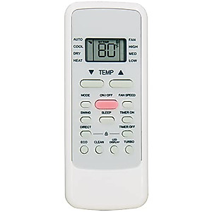 Replacement Remote Control for Midea TGM AC Air Conditioner RG51A(2)/EU1 RG51A(2) EU1 MWPOT12SA MWPOT12S MWPOT18S MWPOT24S