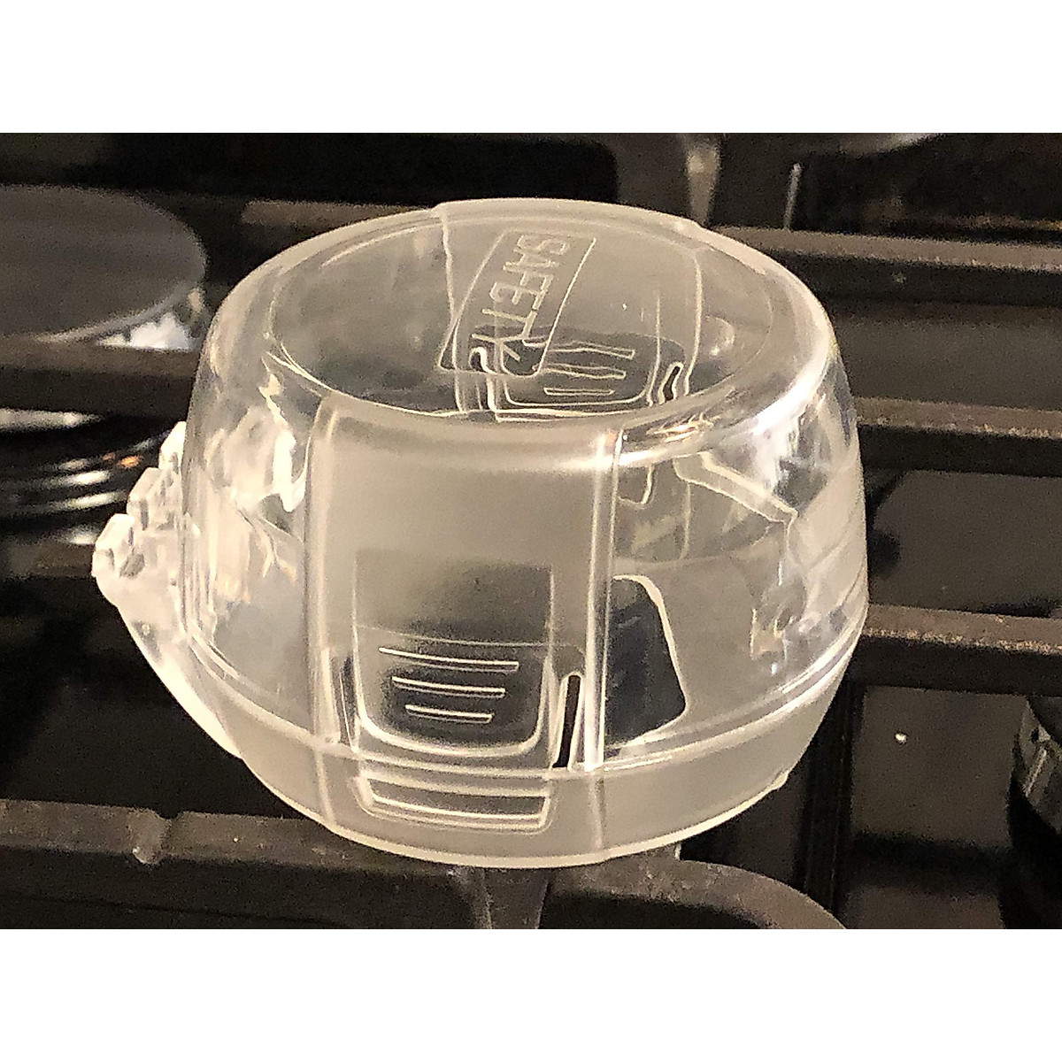 Old Large Child Safety Stove Knob Covers (Set of 6)