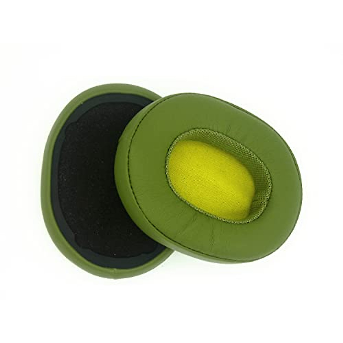 VEKEFF Replacement Ear Pads for Skullcandy Crusher Wireless Crusher Evo Crusher ANC Hesh 3 Headphones, Ear Cups Repair Parts (Green)