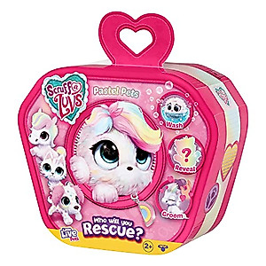 Little Live Pets| Scruff-a-Luvs Mystery Animal Reveal. Wash, Groom and Rescue A Cute Pastel Rainbow Colored Plush Pet.