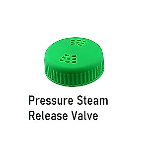 Eco Friendly Microwave Pressure Cooker Steamer Healthy Cooking Quick Fast Vegetables Meats Poultry Fish Rice Cooker No Oil Needed! BPA FREE