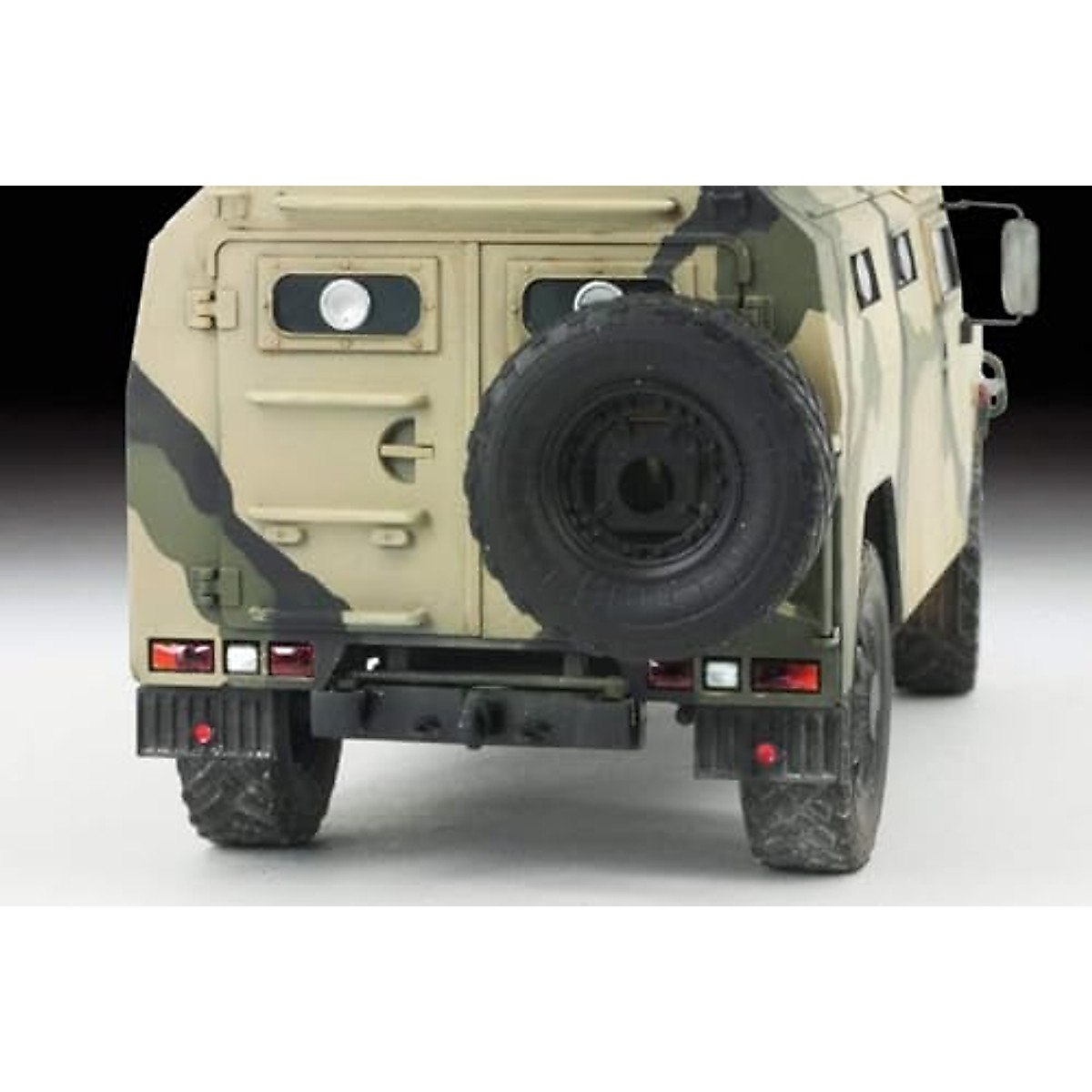 Zvezda 3682 - Russian GAZ Armored Vehicle with at Missile System Kornet-D - Plastic Model Kit - Scale 1/35 236 Parts Lenght 6.5" / 16.2 cm