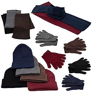 Bulk Case of 12 Backpacks and 12 Winter Item Sets - Wholesale Care Package - Emergencies, Homeless, Charity