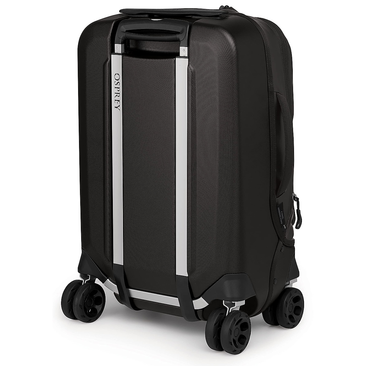 Osprey Transporter Hybrid Carry On Luggage, 4 Spinner Wheels, 22"/36L, Black