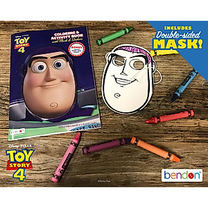 Toy Story Disney 4 Coloring & Activity Book with Mask 44640, Bendon
