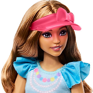 Barbie: My First Preschool Doll, Teresa with 13.5-inch Soft Posable Body & Brown Hair, Plush Bunny & Accessories