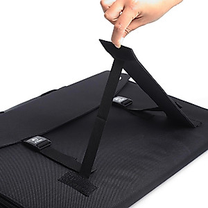 DIYZYBLA 120W Portable 18V Solar Panels with Adjustable Kickstands, Foldable, Waterproof IP65 for RV, Outdoor, Camping, Tablets