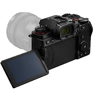 Panasonic LUMIX S5 4K Mirrorless Full Frame Interchangeable L-Mount Lens Camera Body DC-S5BODY Bundle with Deco Gear Microphone + LED + Photography Bag + Software Kit & Accessories