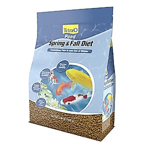 TetraPond Spring And Fall Diet 3.08 Pounds, Pond Fish Food, For Goldfish And Koi, 7 L
