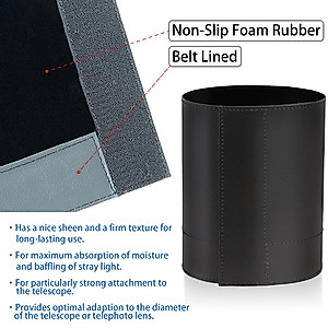 Astromania Flexible Dew Shield for Telescope Front Outer Diameter with 229-249mm Diameter - Keep Dew Away and Gives You Clear observing for The Entire Night