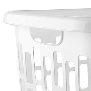 Sterilite 12318004 Laundry Hamper, White (4 pk.)